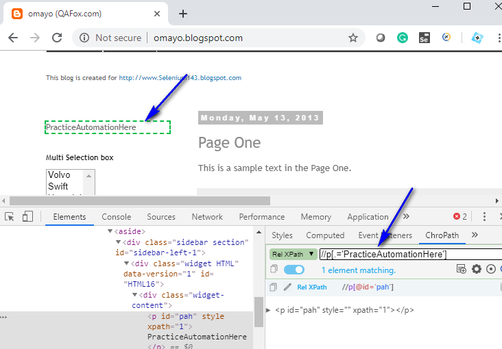 Selenium Locators – text() XPath Function - QAFox Selenium Locators – text() XPath Function - QAFox
