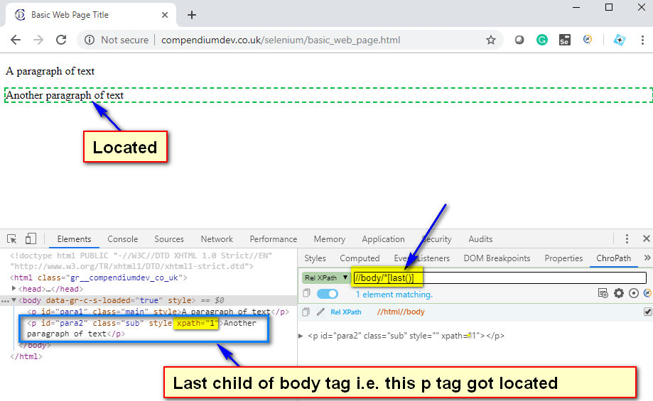 Selenium Locators – last() XPath Function - QAFox Selenium Locators – last() XPath Function - QAFox